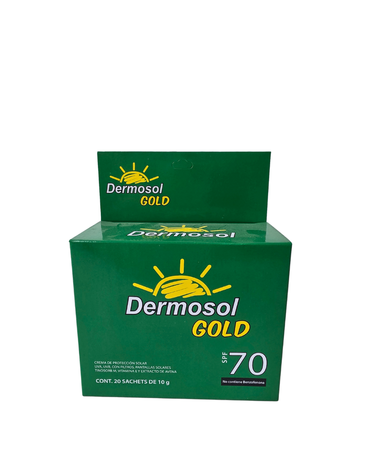 DERMOSOL GOLD CAJA x 20 Sachets – DECOMEDIC
